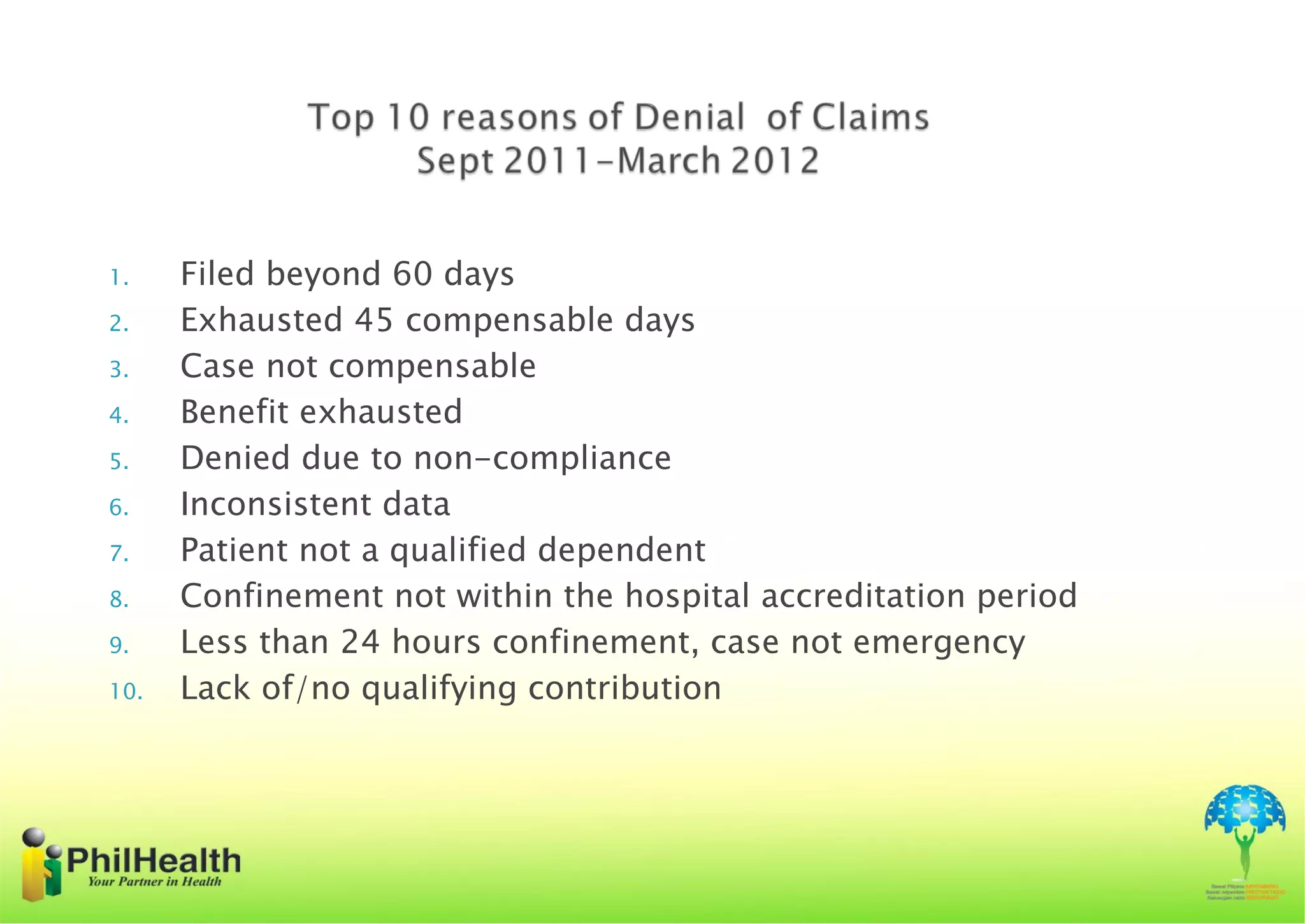 Case rates presentation gen rules | PPT
