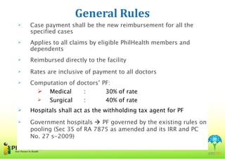 Case rates presentation gen rules | PPT