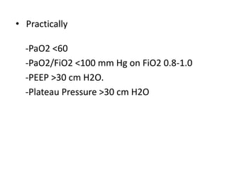 Case report- Refractory Hypoxia In Icu | PPT