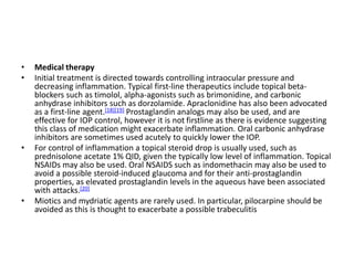 case report.This is a 60 years old female patient, a known Glaucoma ...