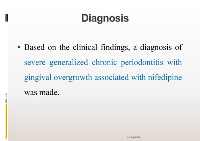 Case report Chronic Generalized periodontitis with Type 2 DM | PPT