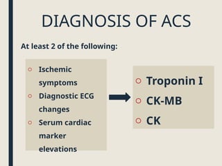 CARDIO STEMI CASE REPORT (STEMI ANTEROSEPTAL ONSET 11 HOURS, KILLIP I ...