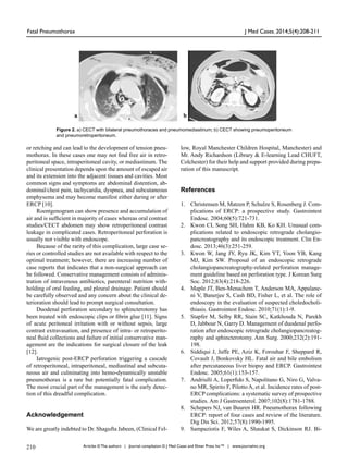 Case report fatal pneumothorax after ERCP | PDF