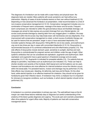 Case Report - Hordeolum | PDF