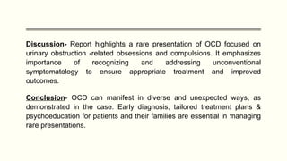 case report ocd xyzxyzxyzppt- FINAL.pptx | Mental Health | Diseases and ...