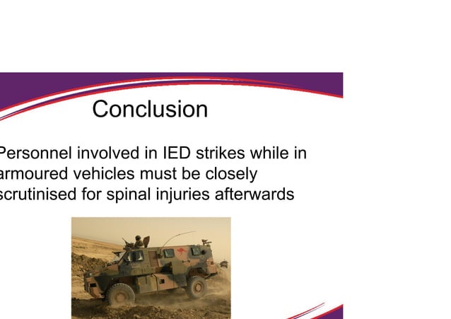 Case report of thoracic spine fractures from ied blast in armoured ...
