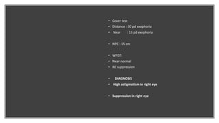 Case report on astigmatism corrected by contact lens | PPTX