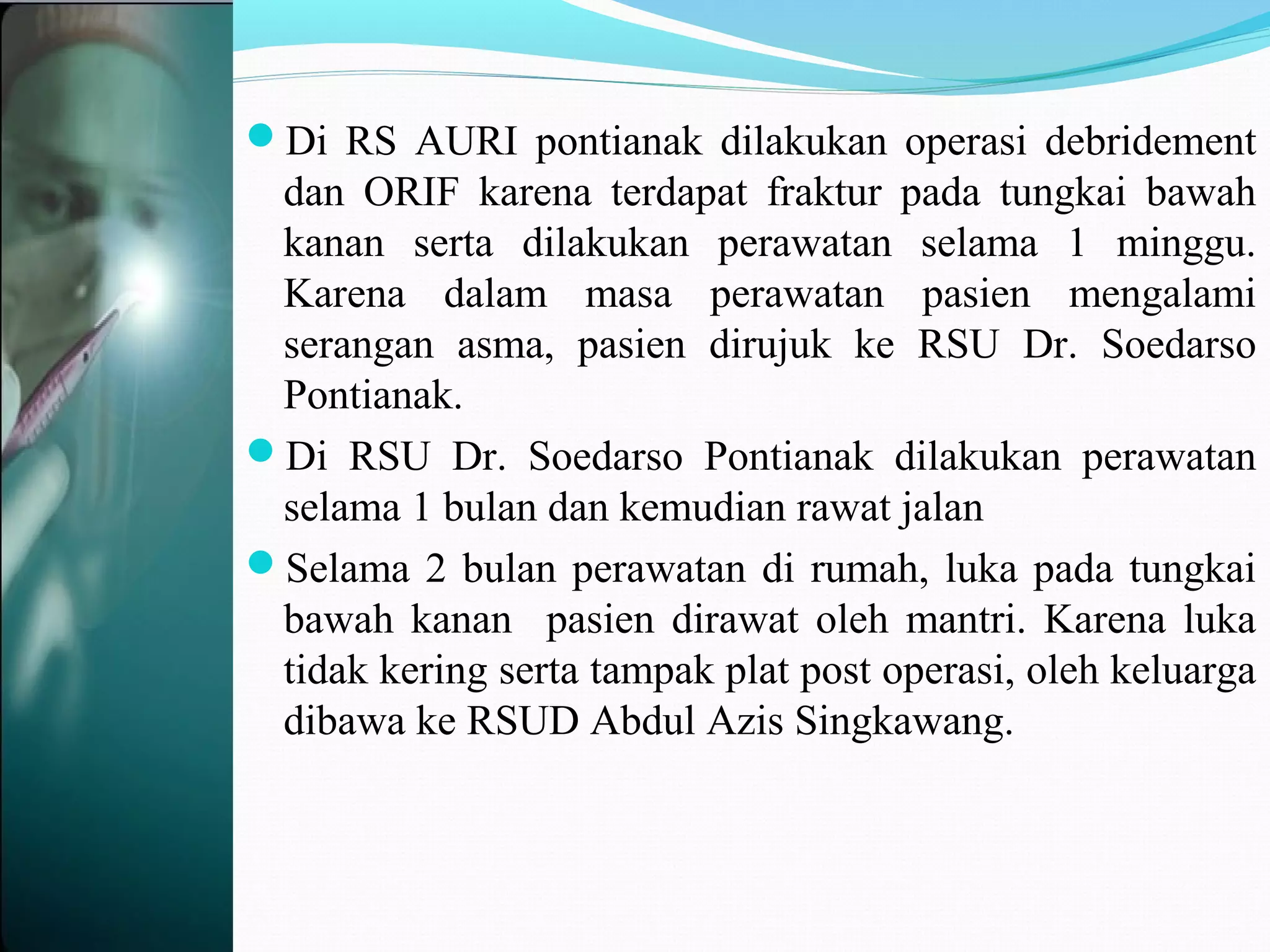 Case Report Tibial Defect Post ORIF | PPT