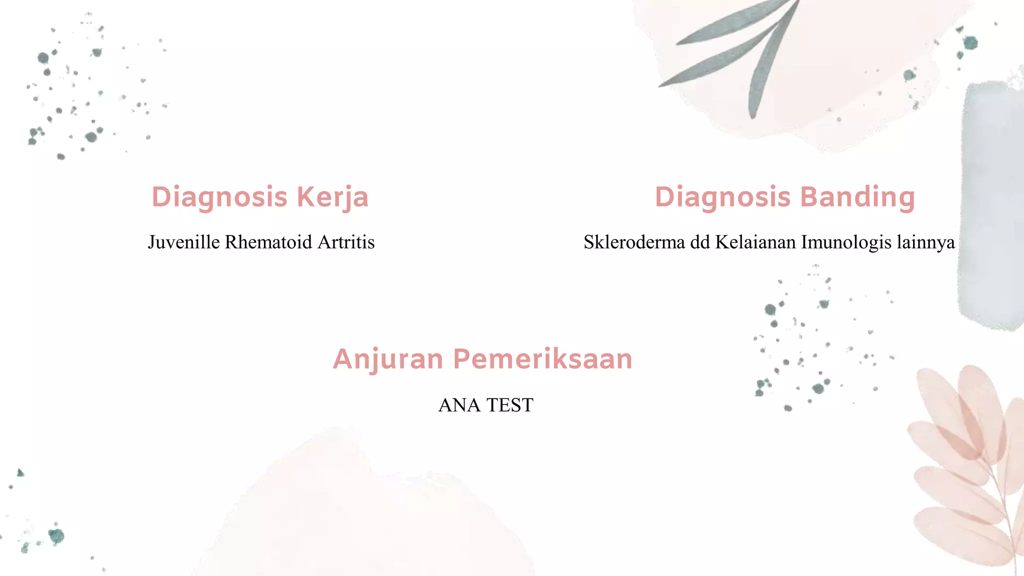 case report JRA | PPTX