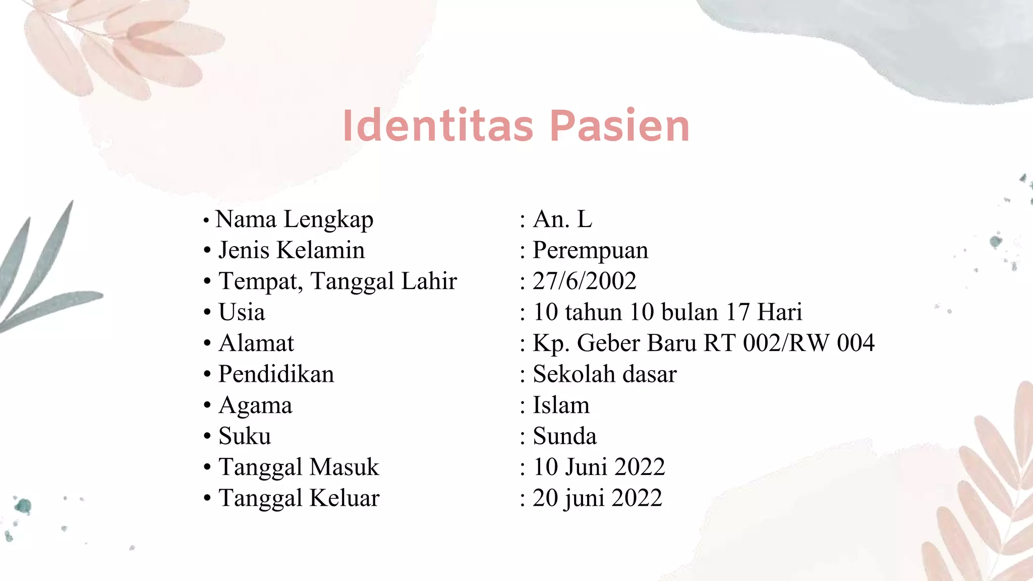 case report JRA | PPTX