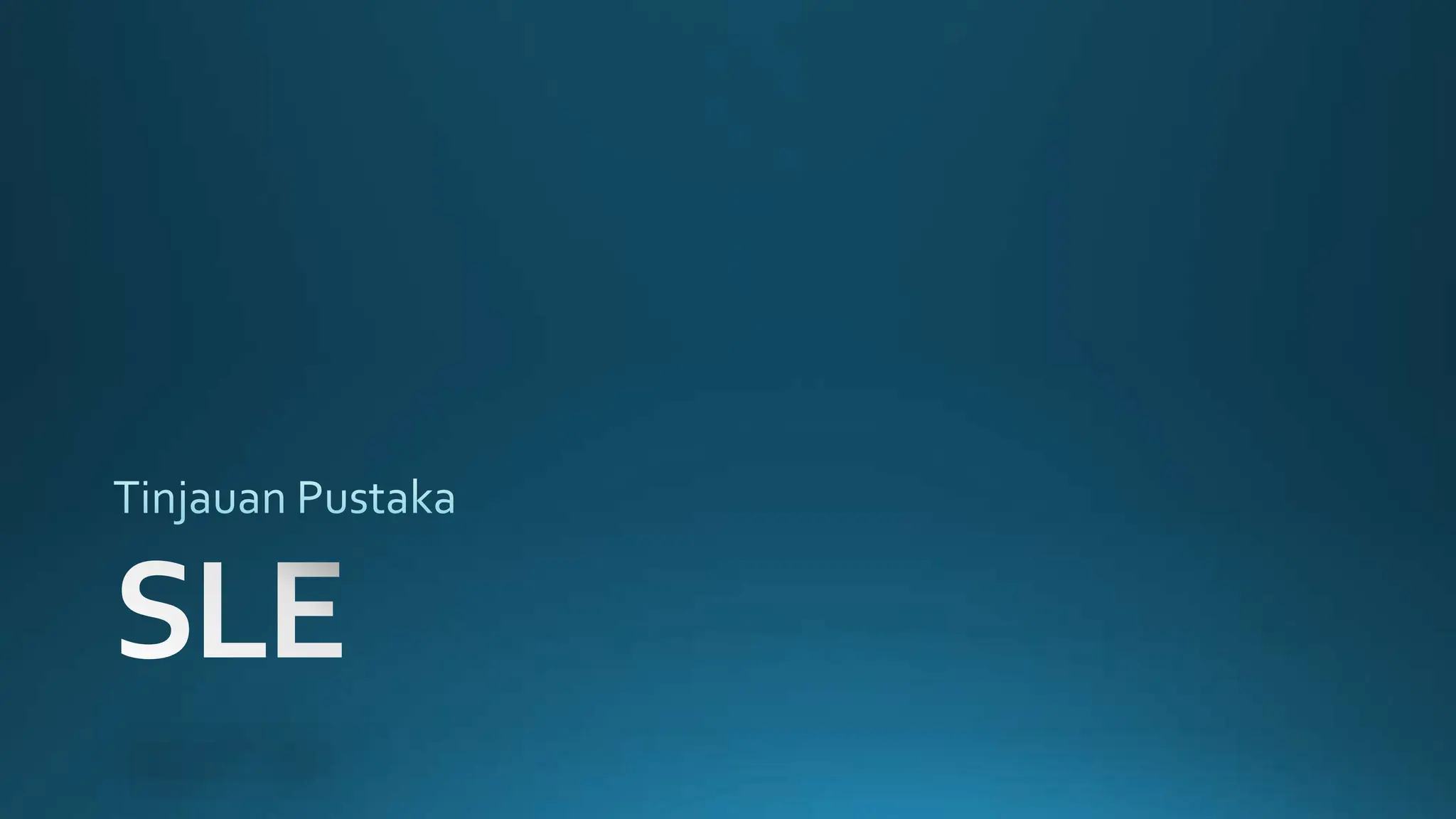 CASE REPORT Lupus Eritematosus Sistemik (Systemic lupus erythematosus ...