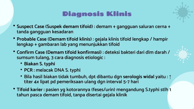 Case Report Typhoid Fever | PPT