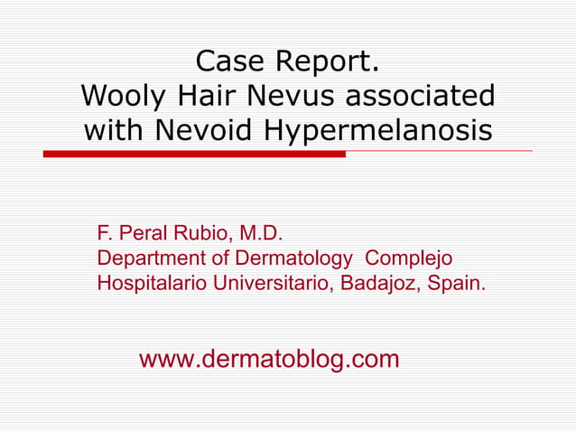 Case report wooly hair | PPT