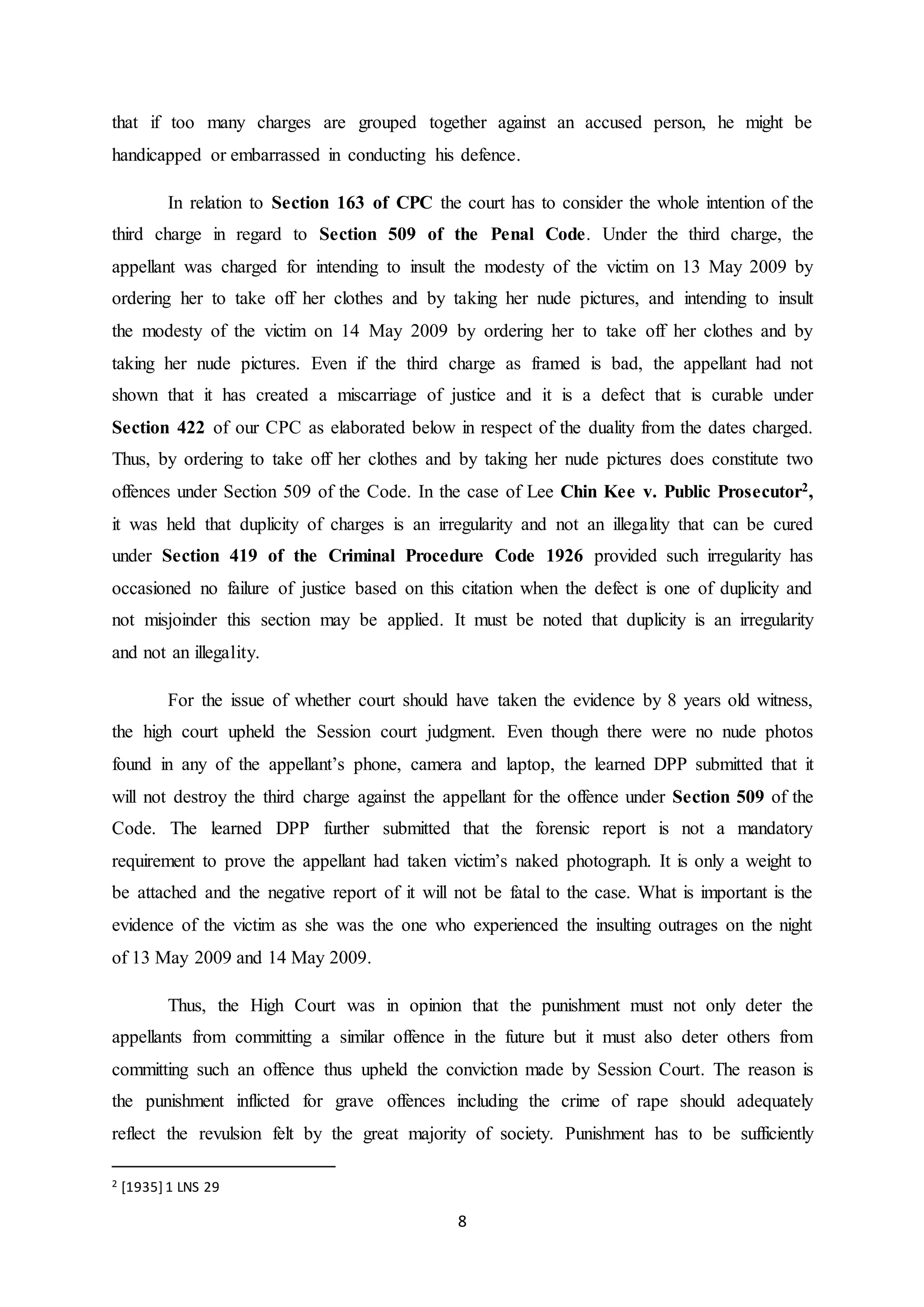 Case Review: Mohd Hanafi Ramly vs Public Prosecutor | DOCX