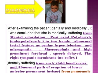 Case review summary for dental case under general anesthesia by Najma ...