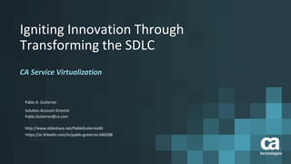 CA Service Virtualization | PDF