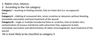 Cases.on conatct infections | PPT