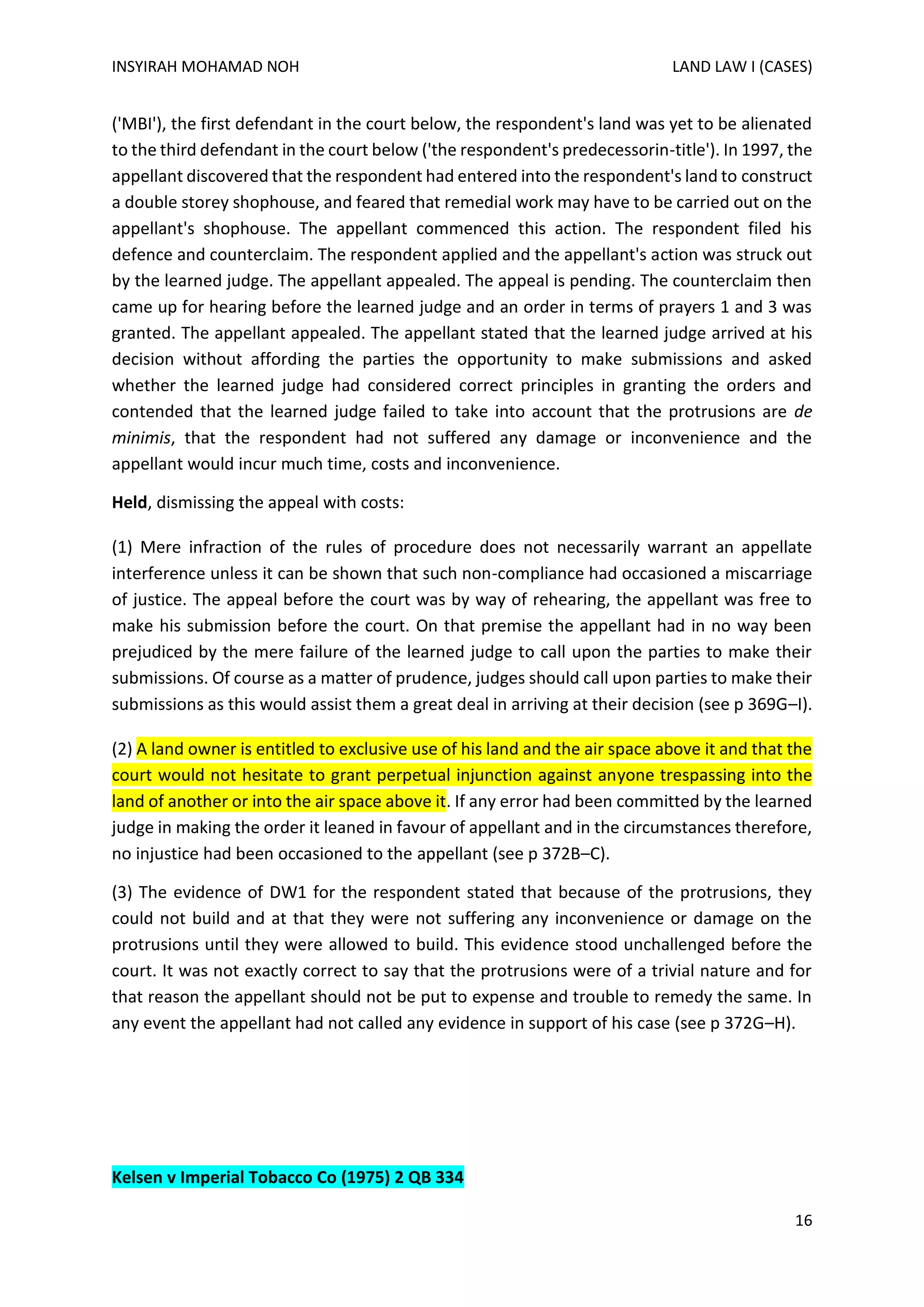 LAND LAW CASES | PDF