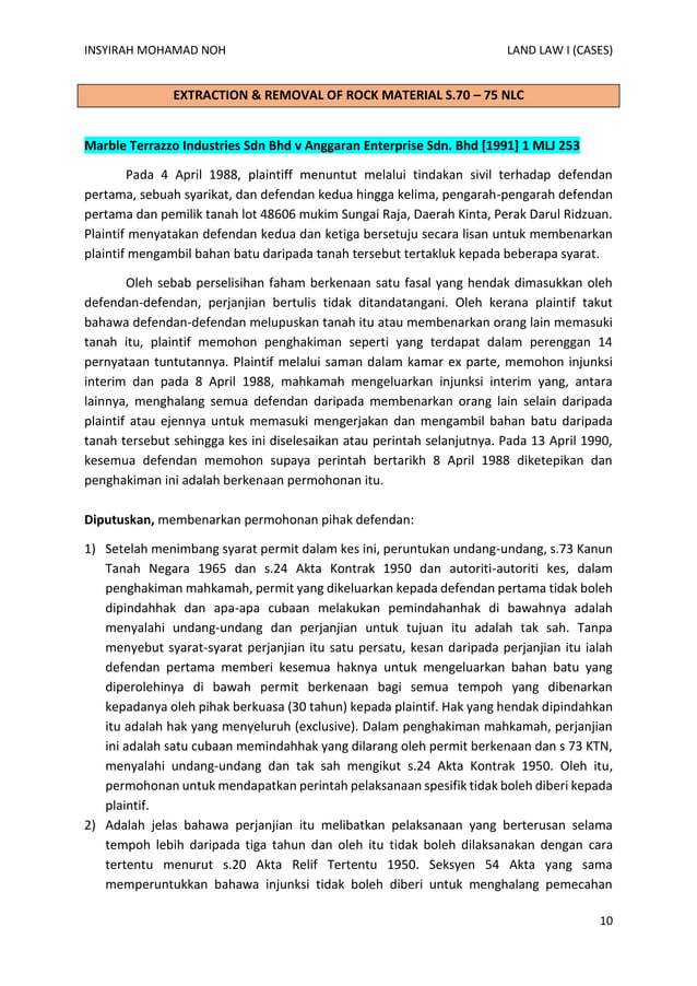 Land Law Cases Pdf