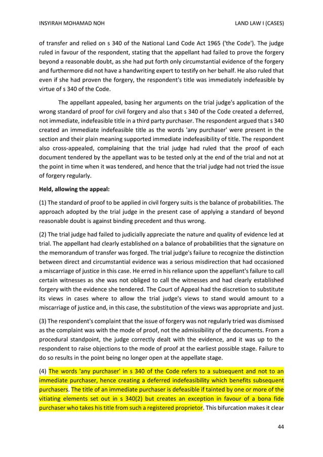 LAND LAW CASES | PDF
