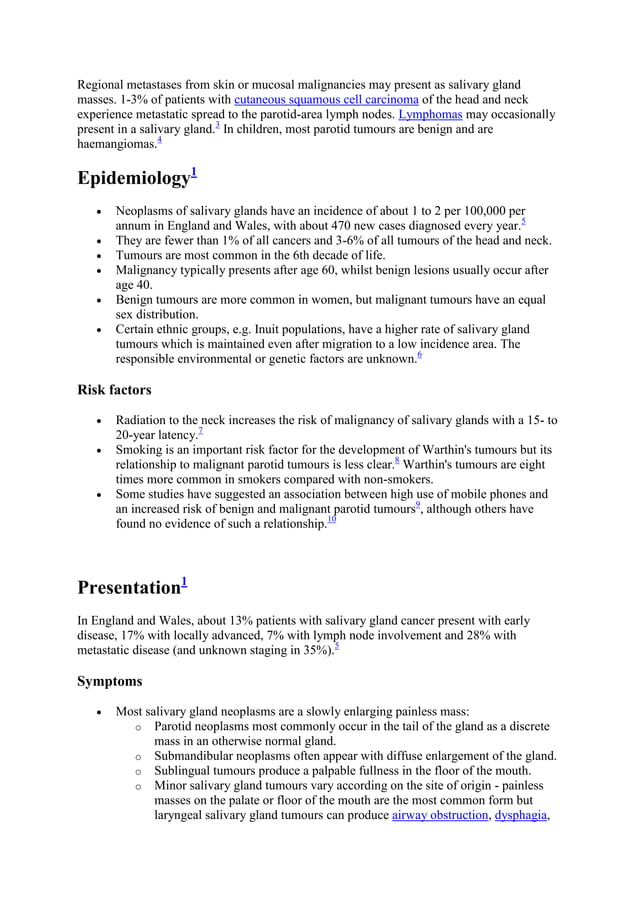 Salivary Gland Cytology case of adenoid cyst carcinoma | PDF
