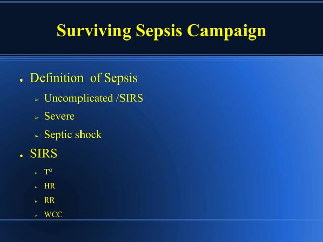 Case sepsis | PPTX