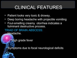 Case series otogenic brain abcess | PPT