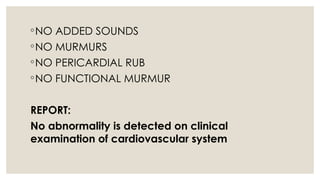 casesheet cardiovascular system physiology | PPT