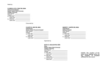 Case Signatories ESPH/BH | DOCX