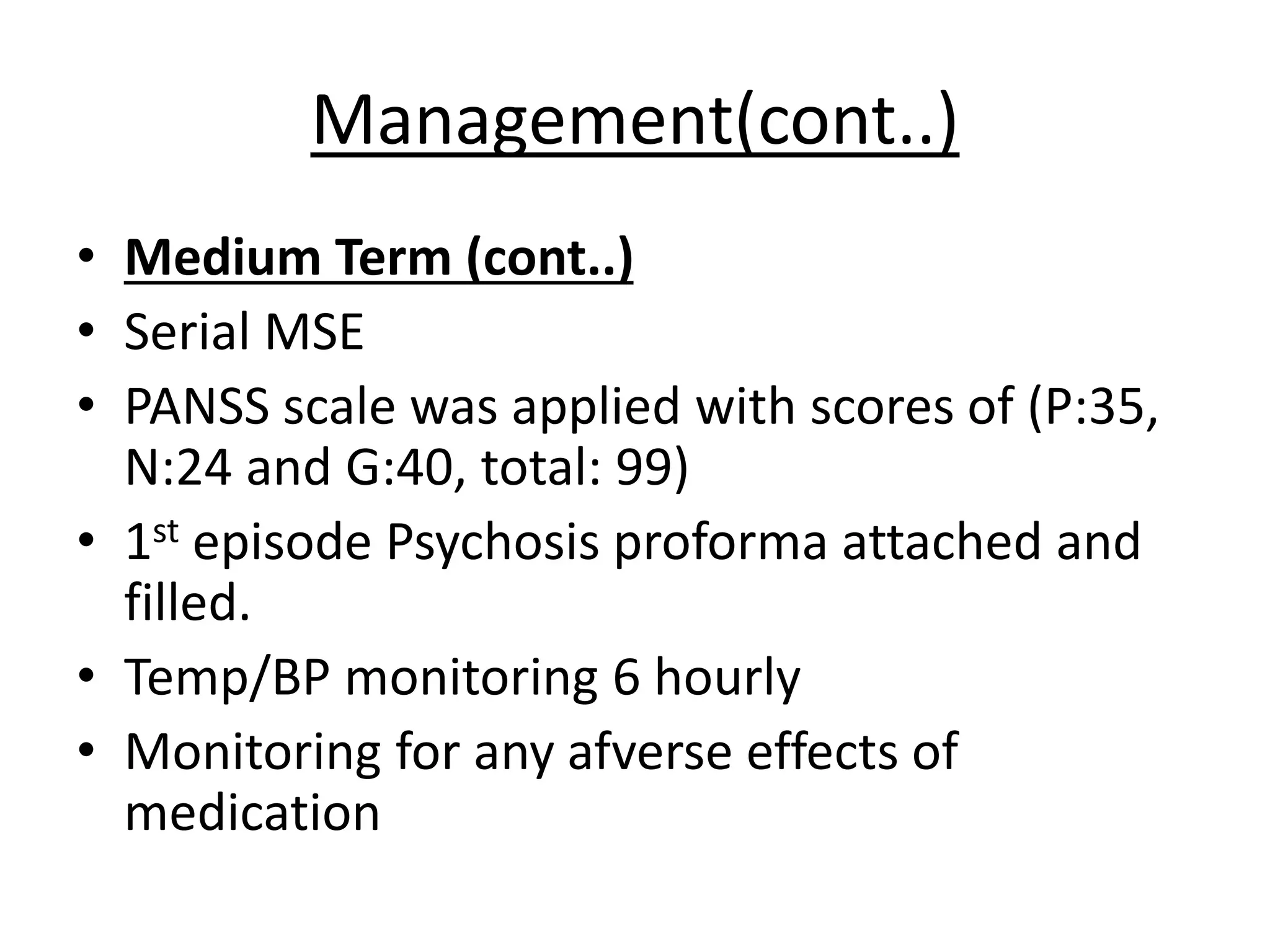 Psychiatry Case Presentation | PPTX