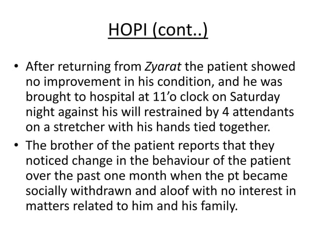 Psychiatry Case Presentation | PPTX | Mental Health | Diseases and ...