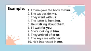 CASES OF PERSONAL PRONOUN_Power Point Presentation | PPTX | Programming ...