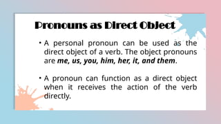 CASES OF PERSONAL PRONOUN_Power Point Presentation | PPTX | Programming ...