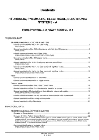 Case SR175 Skid Steer Loader Electronics Service Manual | PDF
