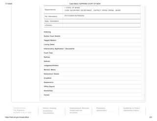 Case status supreme court of india | PDF | Legal Services Industry ...