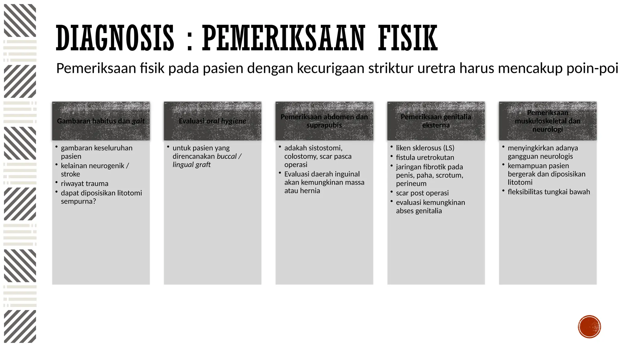 Case STRIKTUR cara managemen pengertian dan faktor risiko | PPTX