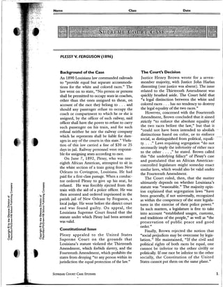 Supreme Court Case Studies | PDF