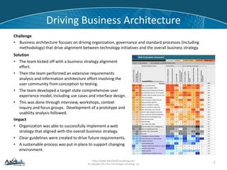Axis Consulting Case Studies | PPT