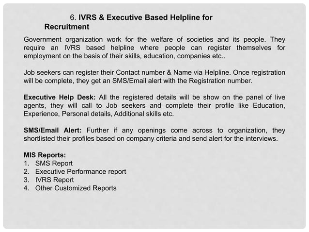 Telecom Case studies | PPT