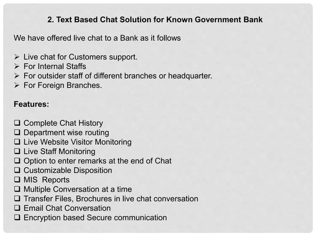 Telecom Case studies | PPT