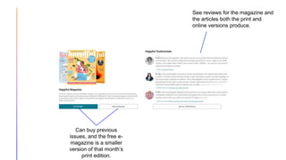 Magazine Case Studies - Print and Online | PPTX