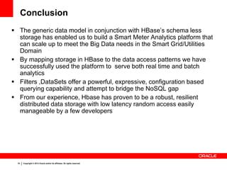 HBaseCon 2013: Being Smarter Than the Smart Meter | PPTX