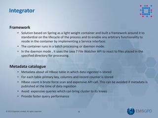 HBaseCon 2013: Evolving a First-Generation Apache HBase Deployment to Second Generation and ...