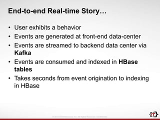 HBaseCon 2013: Realtime User Segmentation using Apache HBase -- Architectural Case Study | PPT