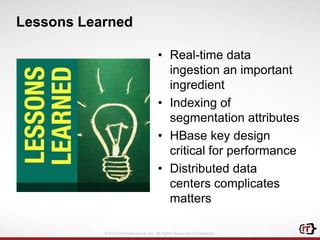 HBaseCon 2013: Realtime User Segmentation using Apache HBase -- Architectural Case Study | PPT