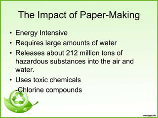 Paper Consumption Presentation | PPTX