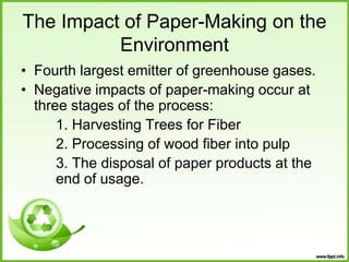 Paper Consumption Presentation | PPTX