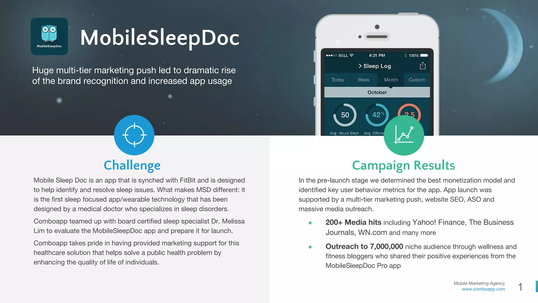 MobileSleepDoc App - Mobile Marketing Case Study | PDF