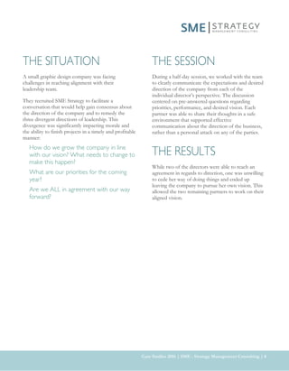 Strategic planning use cases | Meeting facilitation | SME Strategy | PDF