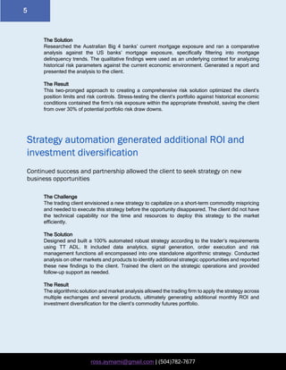 Ross Aymami Strategic Work | PDF